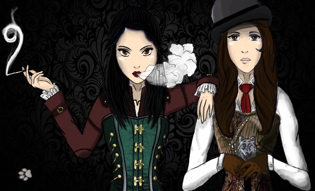 Holmes & Watson female version | WEBTOON