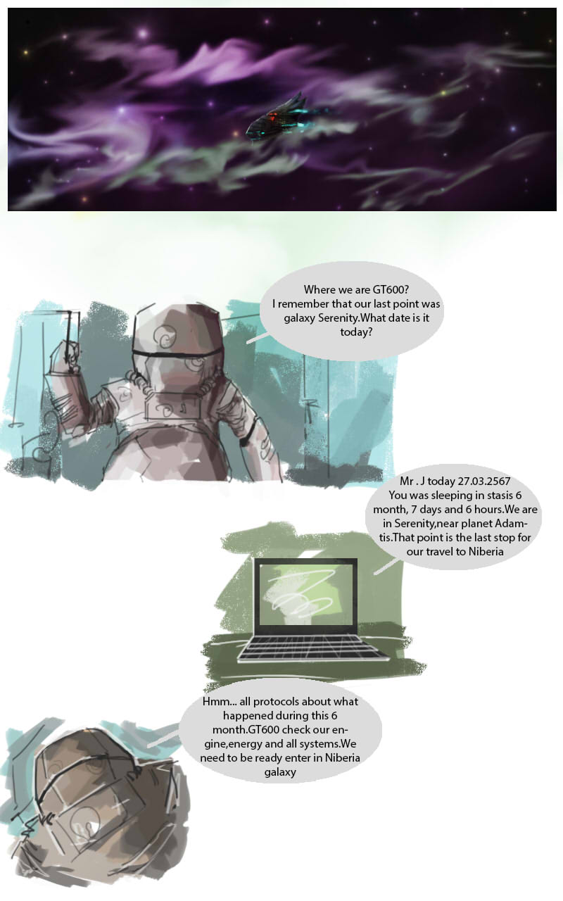 Space 1 ep | WEBTOON