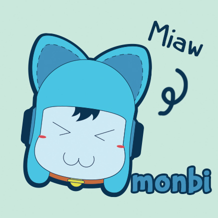 Monbi - si kucing biru | LINE WEBTOON