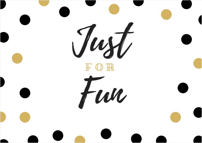 Just for Fun | LINE WEBTOON