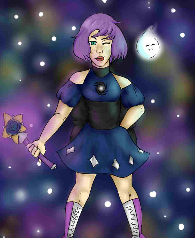 Momo and Marcie; Galaxy Mage | WEBTOON