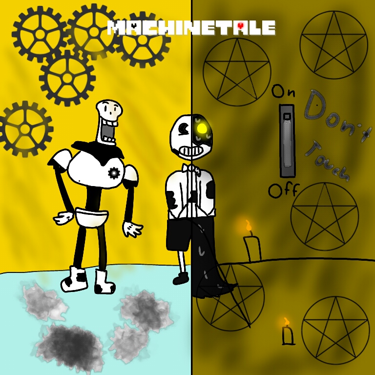 [UNDERTALE AU] Machinetale:เครื่องจักรกำเนิดชีวิต | WEBTOON