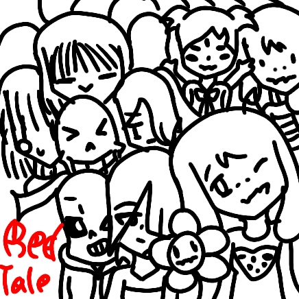RedTale AU ที่มีสีแดง | WEBTOON