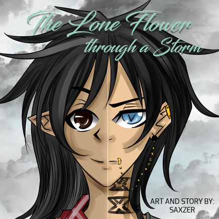 The Lone Flower through a Storm | WEBTOON