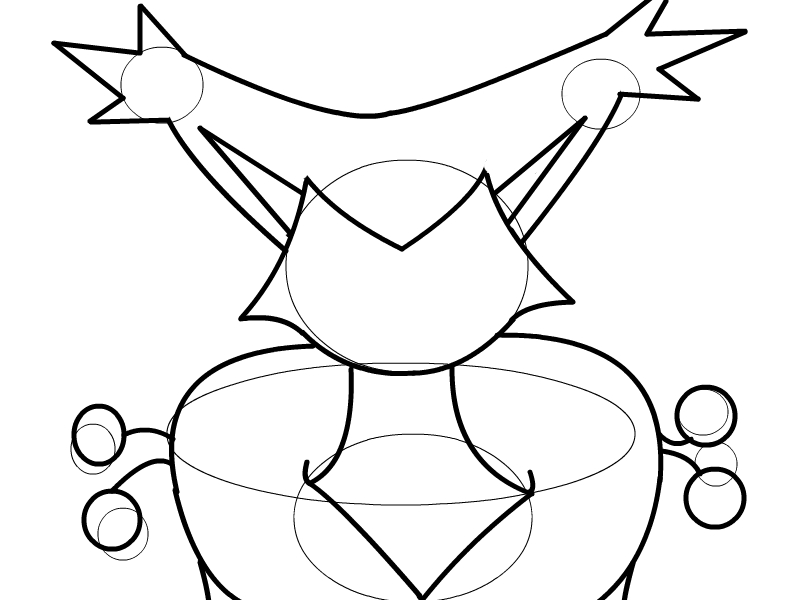 Drawing Shaymin - 9 | How To Draw Pokemon