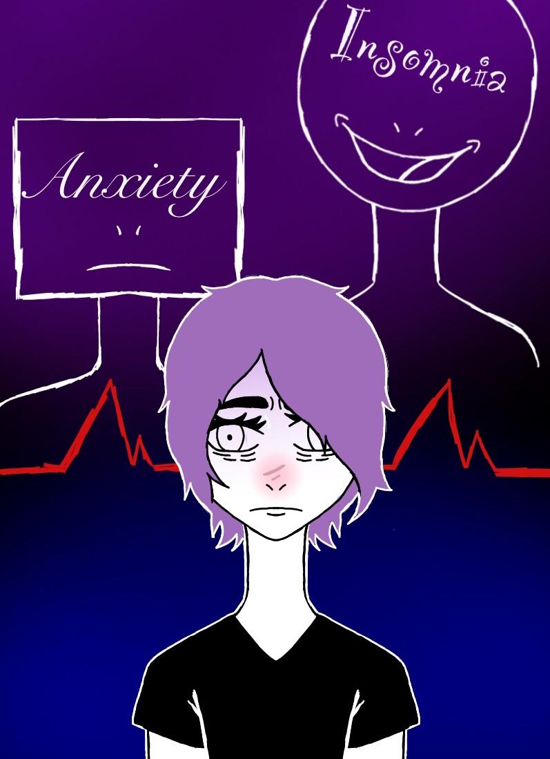 My anxiety and insomnia. | WEBTOON