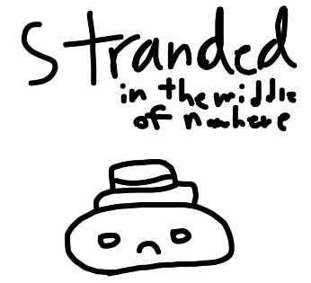 stranded in the middle of nowhere | WEBTOON