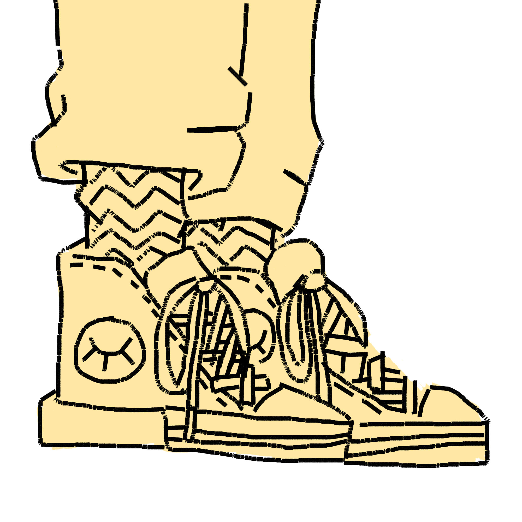 shoes on a bed | WEBTOON