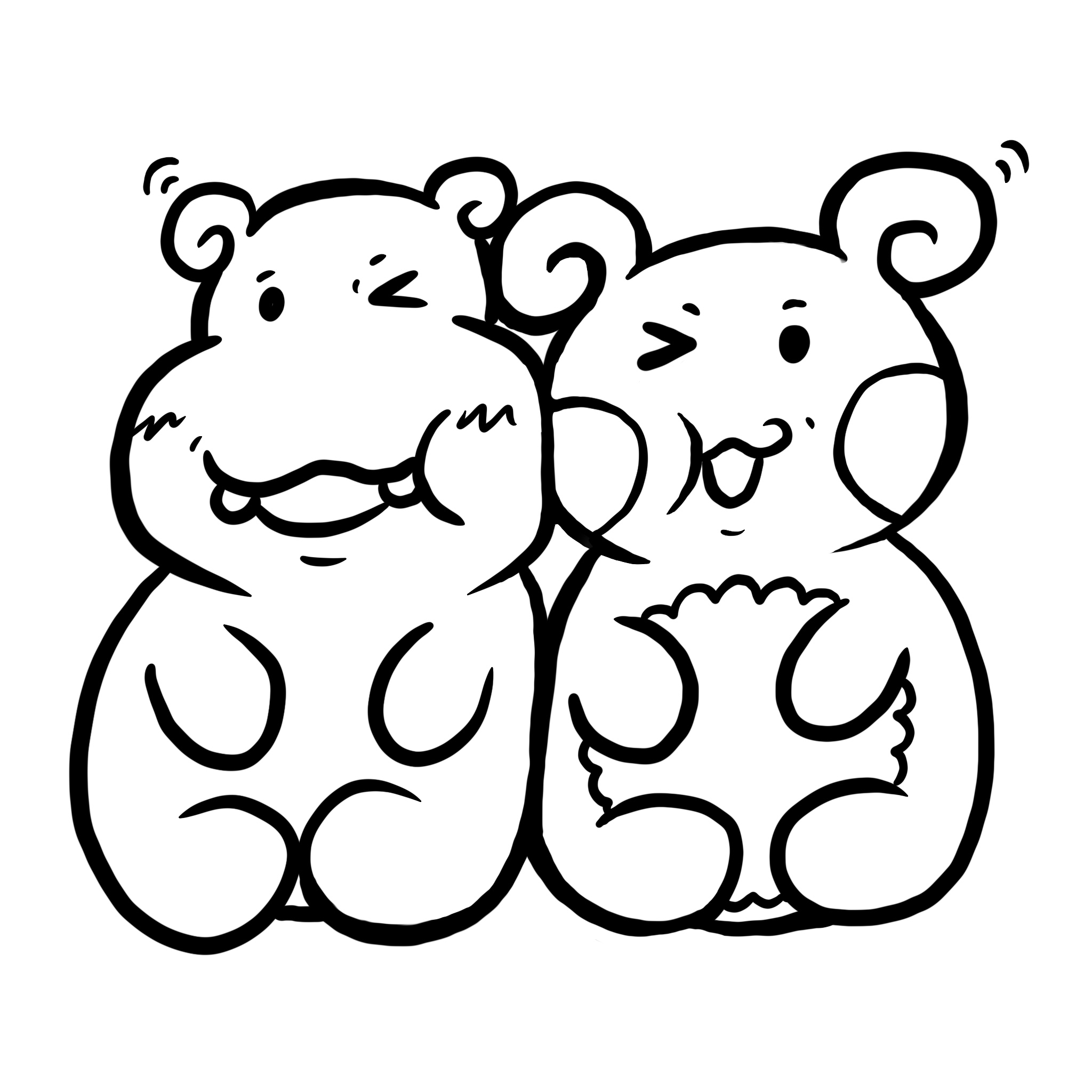 Hippopo and Ham | WEBTOON