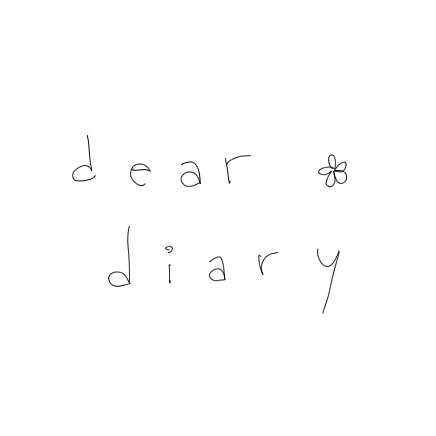 dear diary | WEBTOON