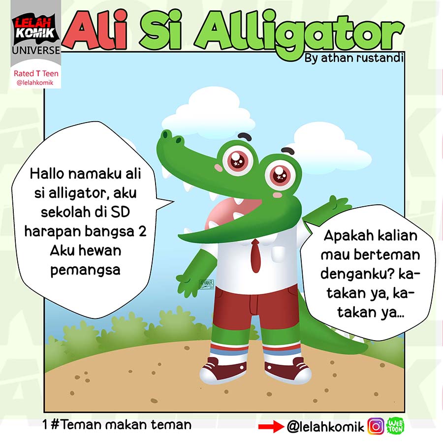 Ali Si Alligator | LINE WEBTOON