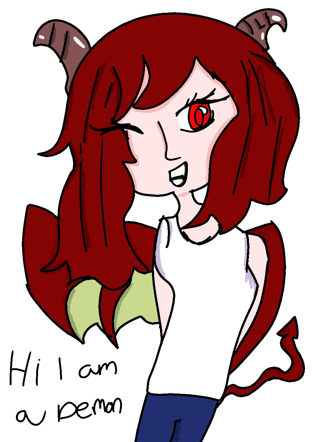 hi i am a demon ;) | WEBTOON