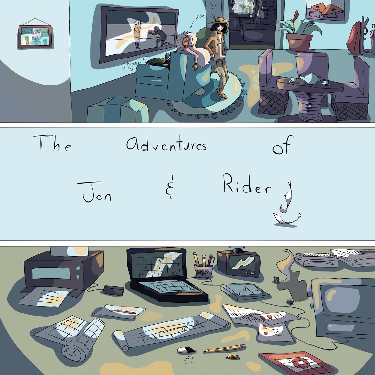 The Adventures of Jen and Rider | WEBTOON