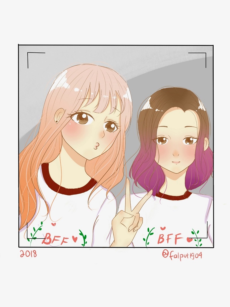 Peach n Lizzy daily lfe | LINE WEBTOON