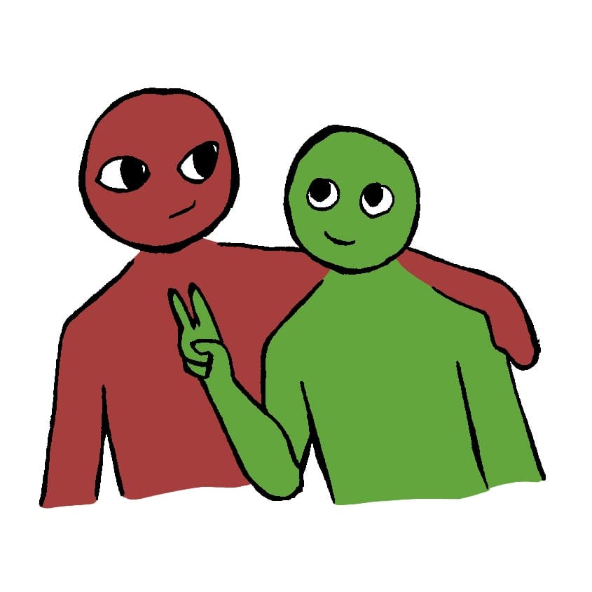 Red&Green`s four panels | WEBTOON