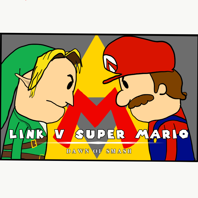 Link v Super Mario: Dawn of Smash | WEBTOON
