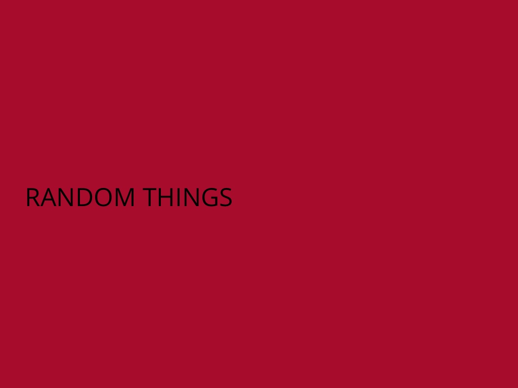 Random Things | WEBTOON