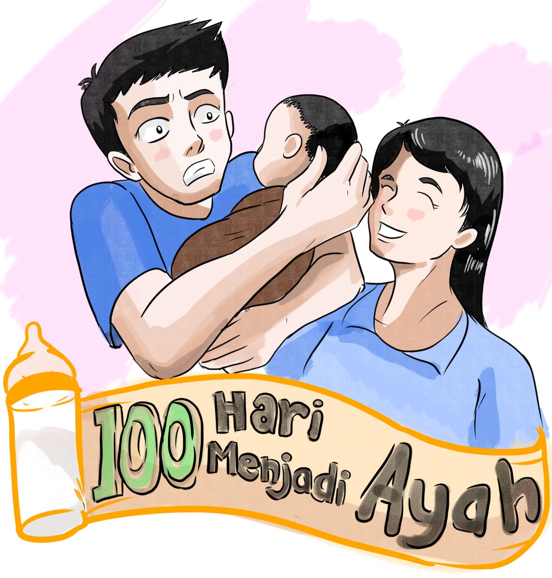100 Hari Menjadi Ayah | LINE WEBTOON