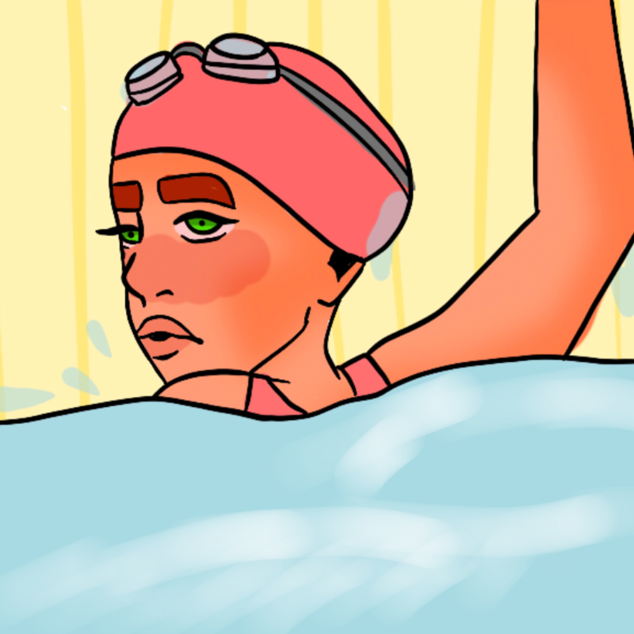 The swim team | WEBTOON