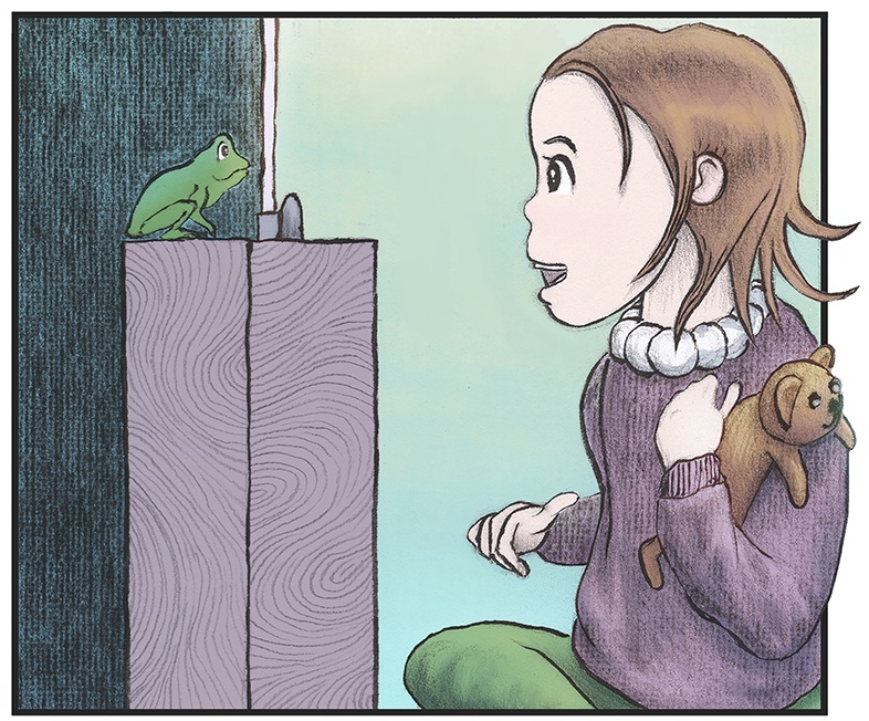 Cleo's Drawings and the Frog Prince | WEBTOON