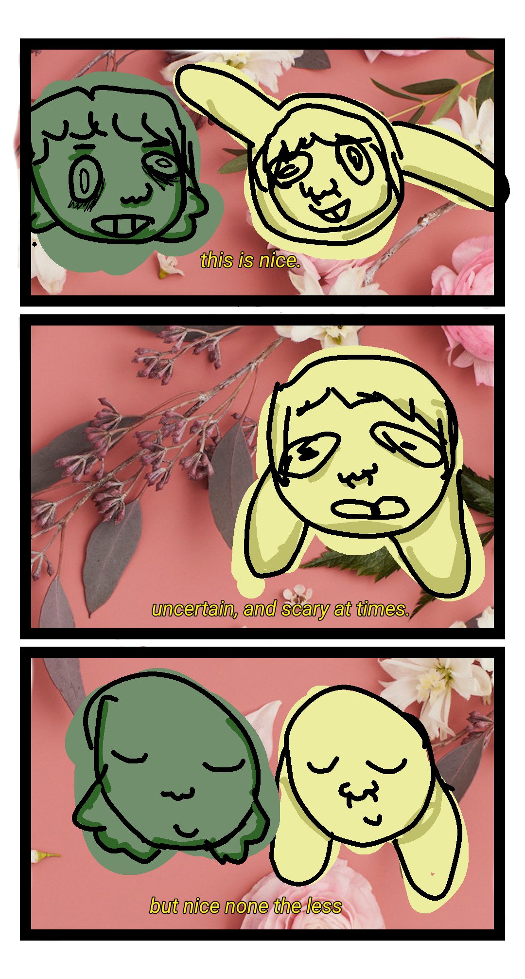 auggie is sad again | WEBTOON