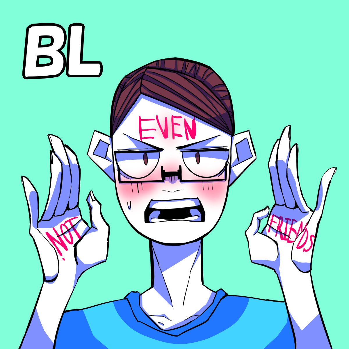 NOT EVEN FRIENDS!!! | WEBTOON