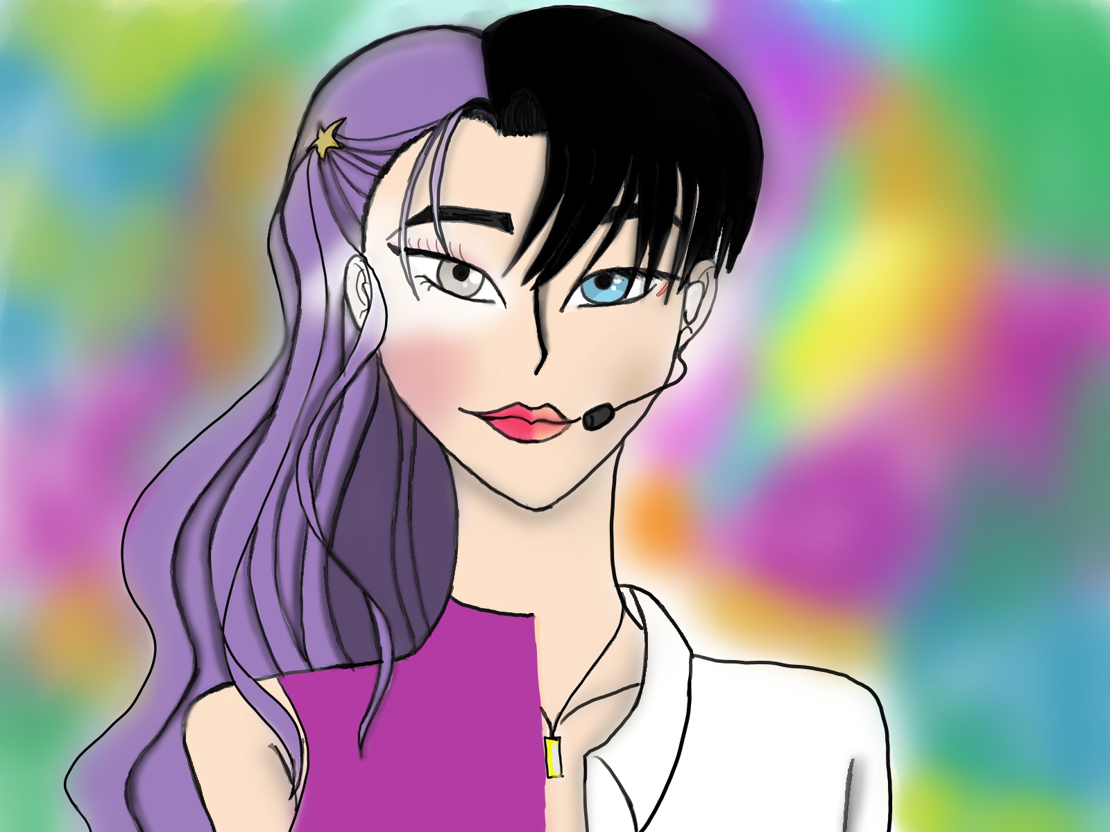 From monochrome to rainbow; My truth. | WEBTOON