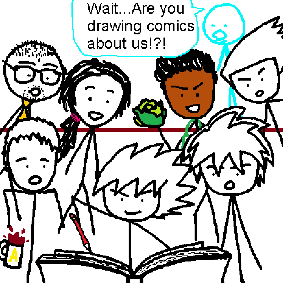 Jonathan, Friends and Family (Stick Figure Comics) | WEBTOON