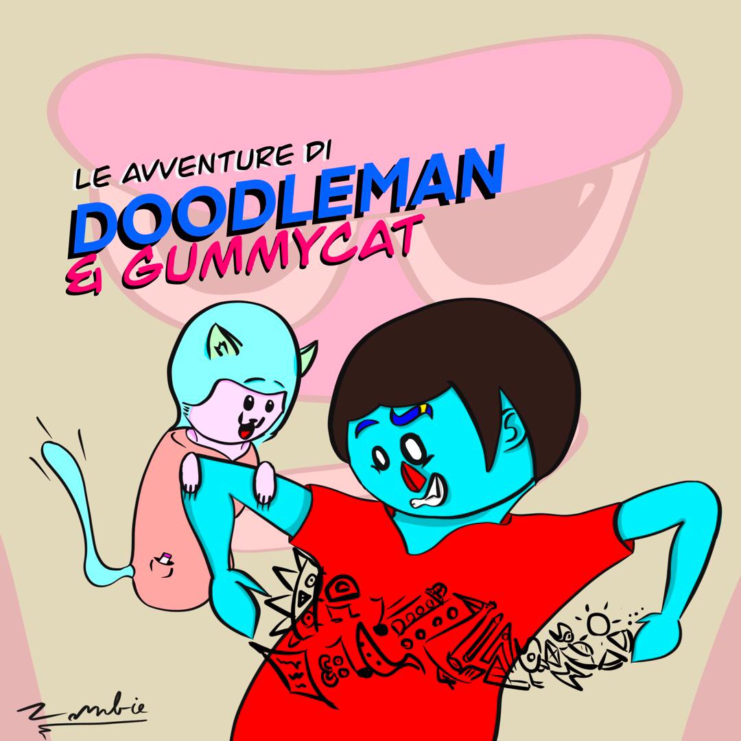 Doodleman & Gummycat adventures | WEBTOON
