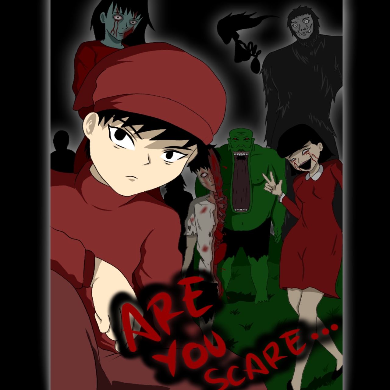 Are you scare....? | LINE WEBTOON