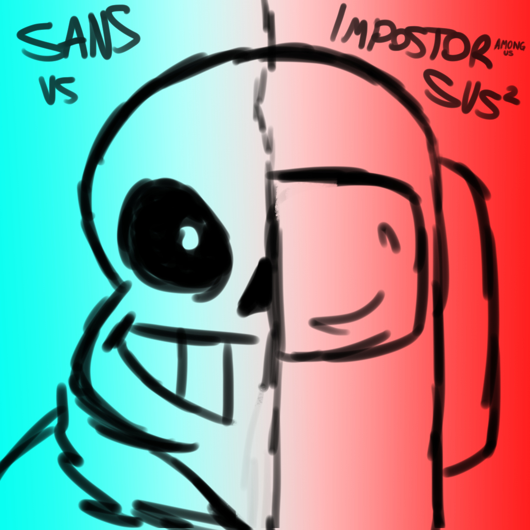 SANS vs IMPOSTOR AMONG US SUS² | WEBTOON