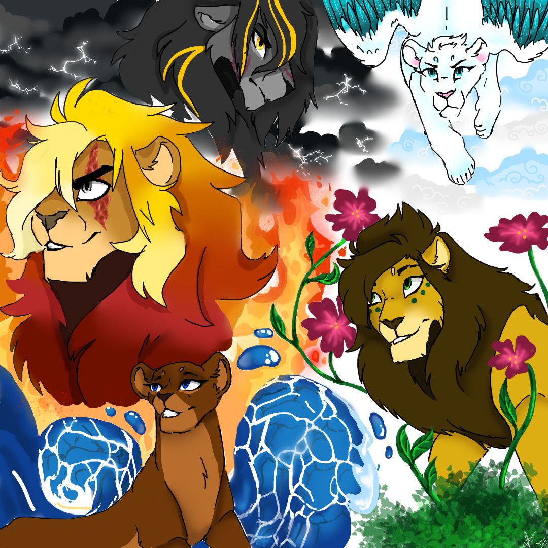 The Elemental Lions | WEBTOON
