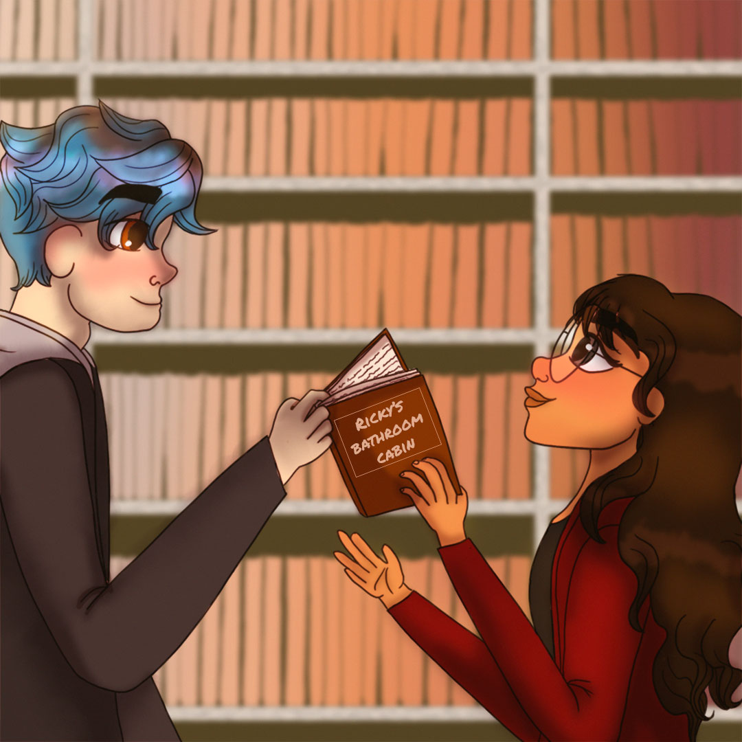 Ricky's bathroom cabin | WEBTOON