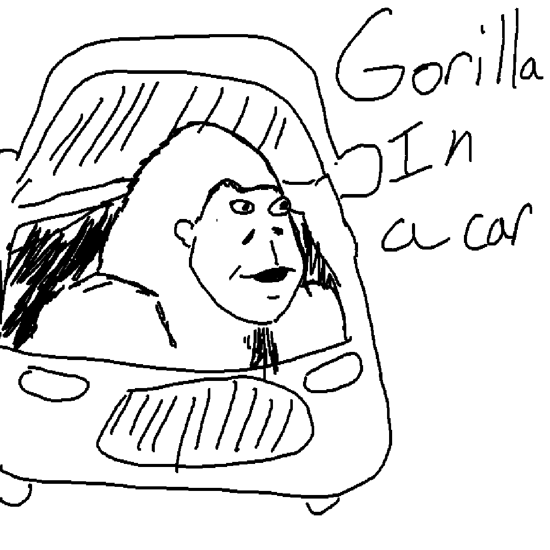 Gorilla In a Car | WEBTOON
