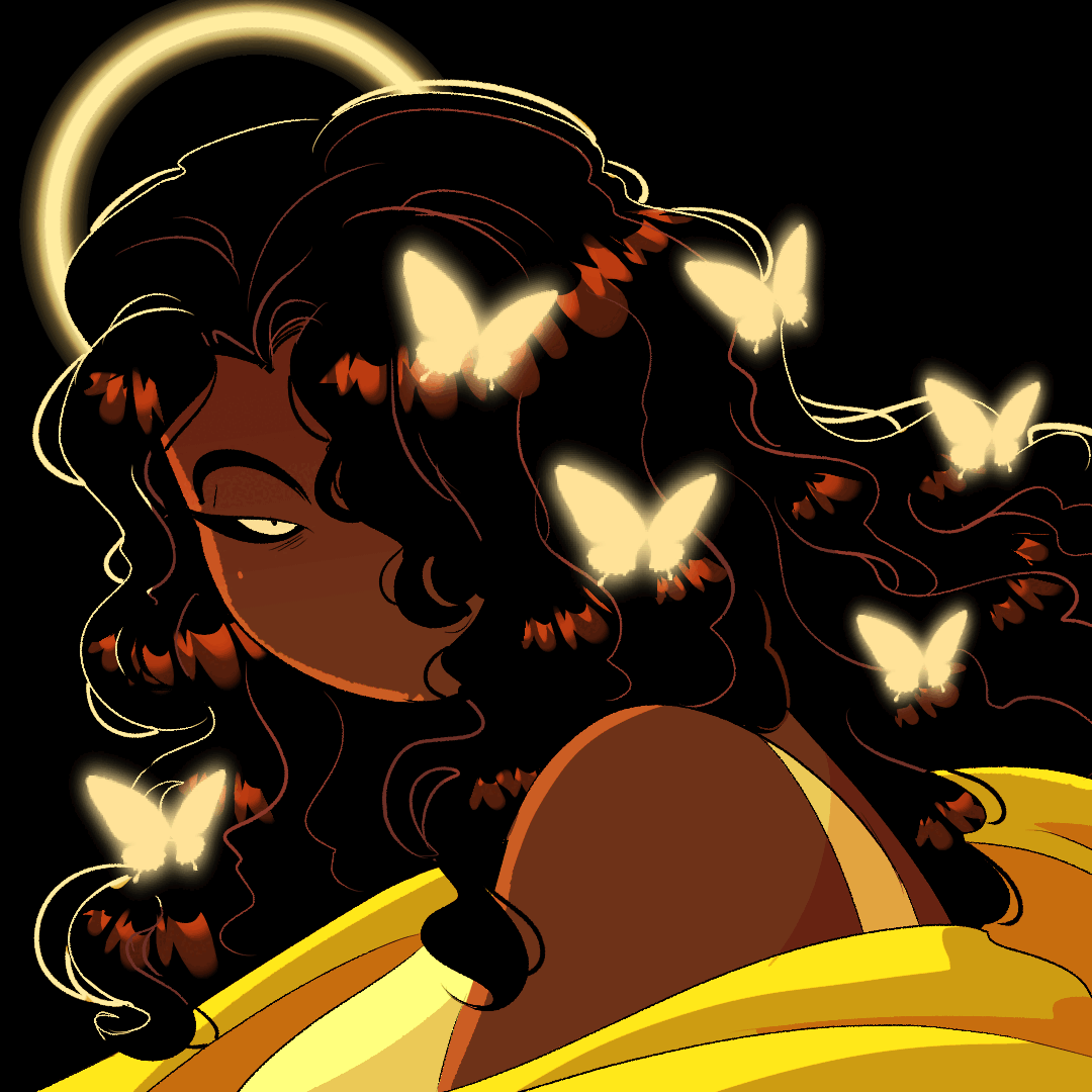 With Butterflies in Her Hair | WEBTOON