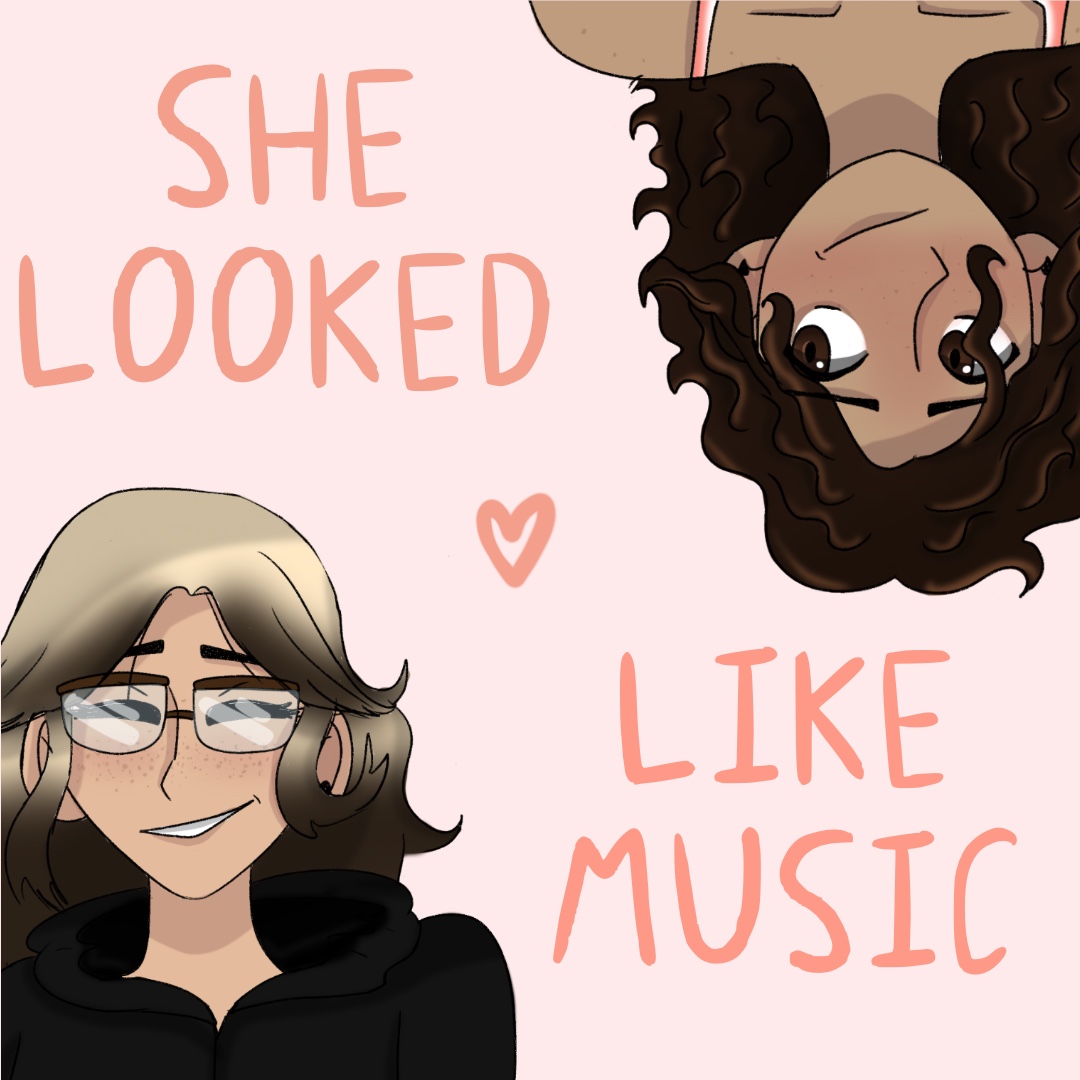 She looked like music | WEBTOON