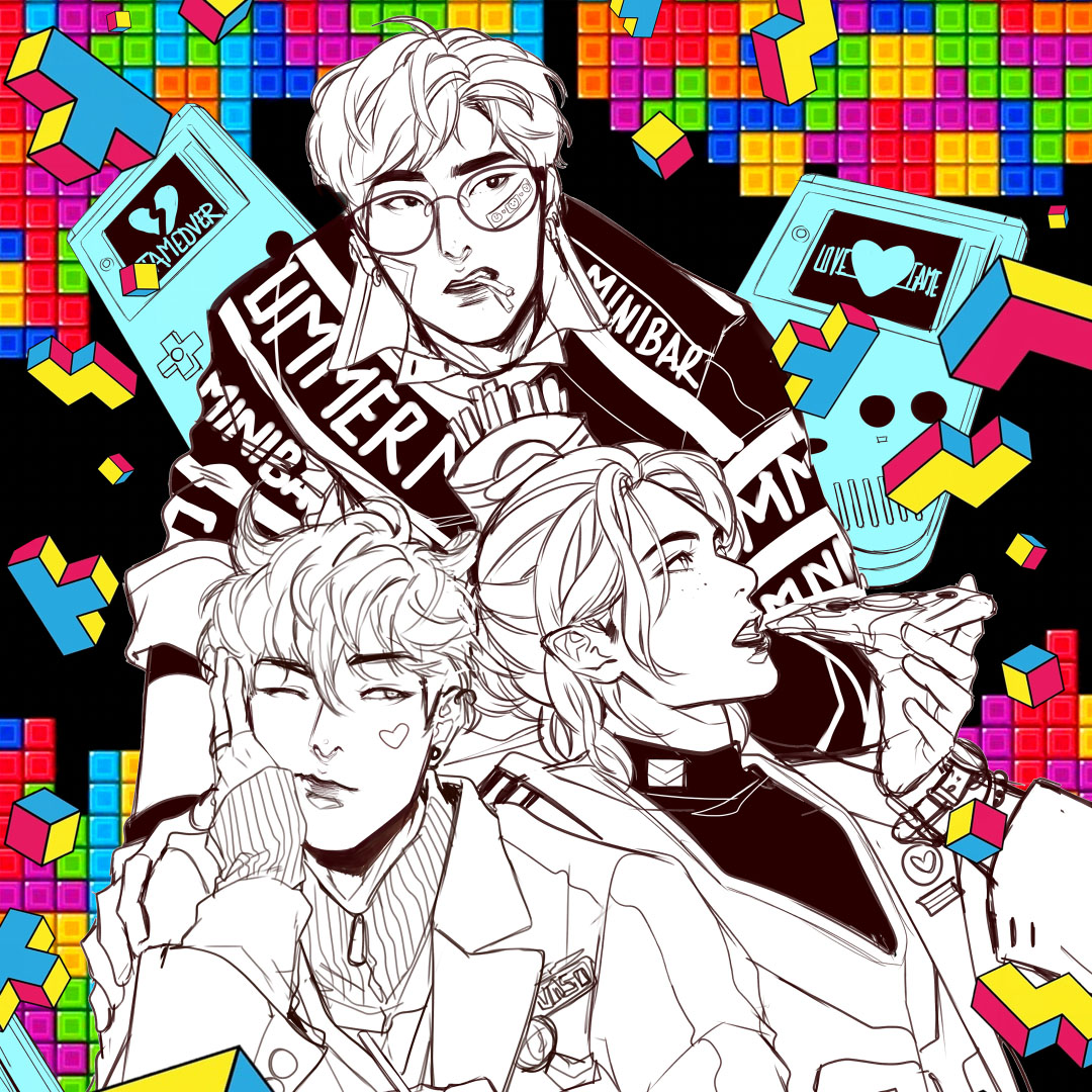 Triple Trouble Throuple | WEBTOON