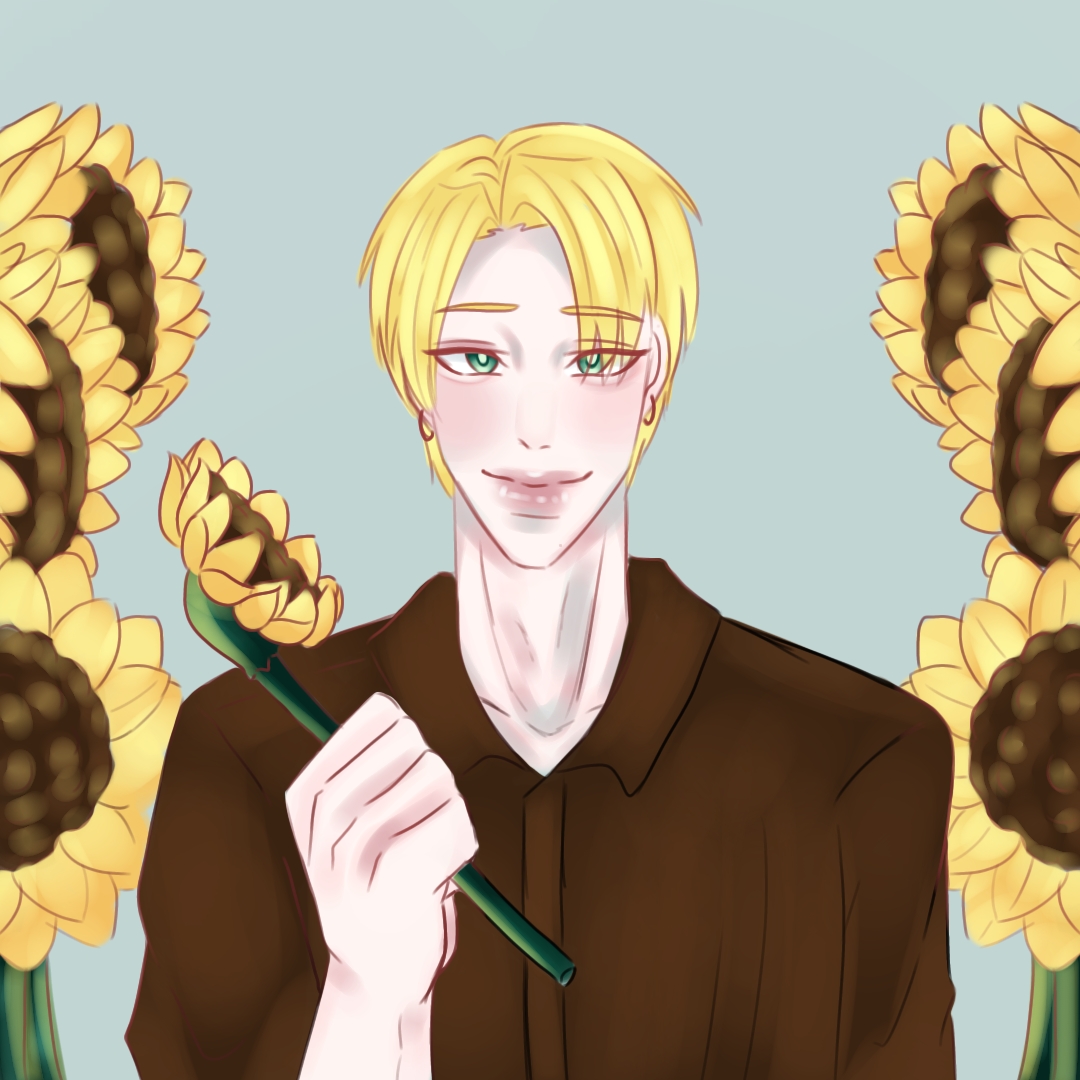 Sunflower & Hydrangea | WEBTOON