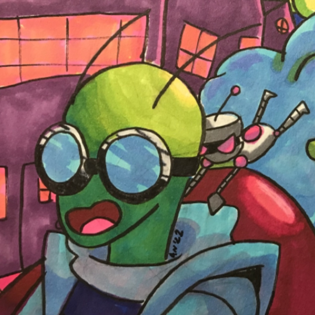 Axl and SIR - An Invader Zim fan comic | WEBTOON