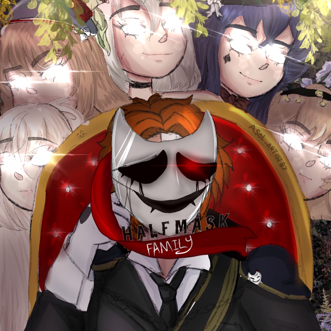 half mask family | WEBTOON
