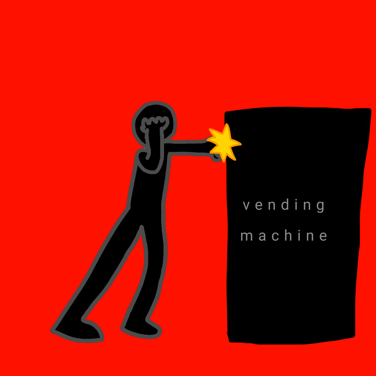 Mike shadow vs vending machine | WEBTOON