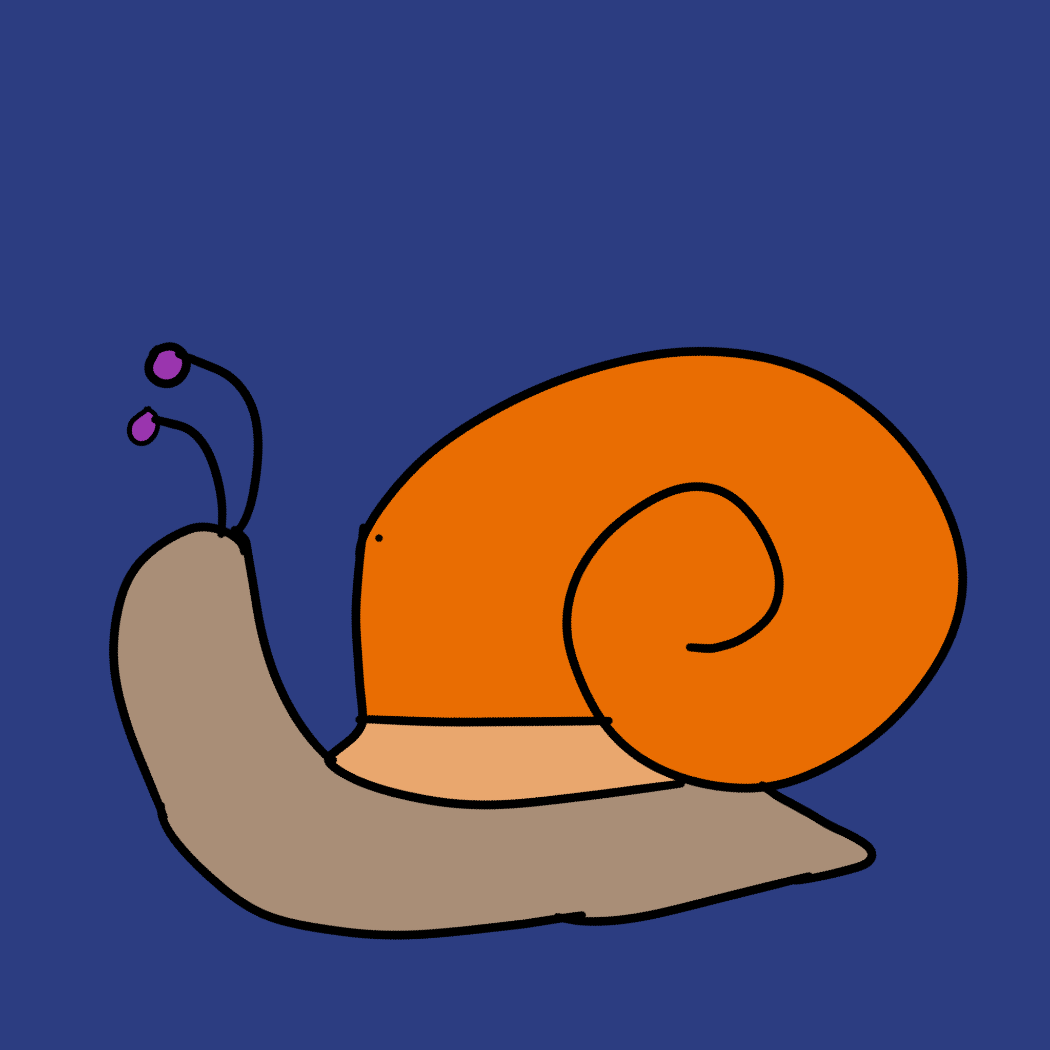 Walter the galactic snail. | WEBTOON