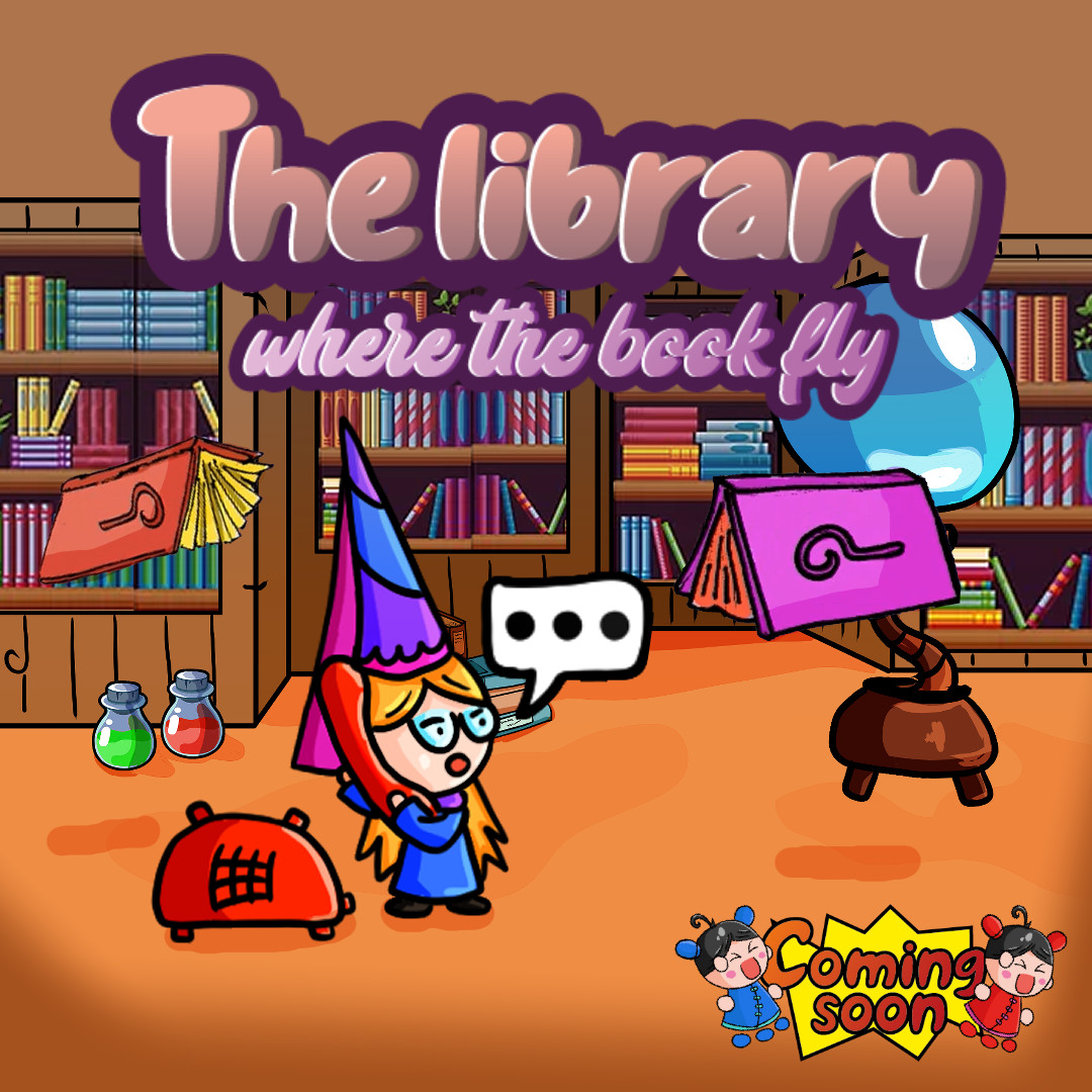 The library where books fly | WEBTOON