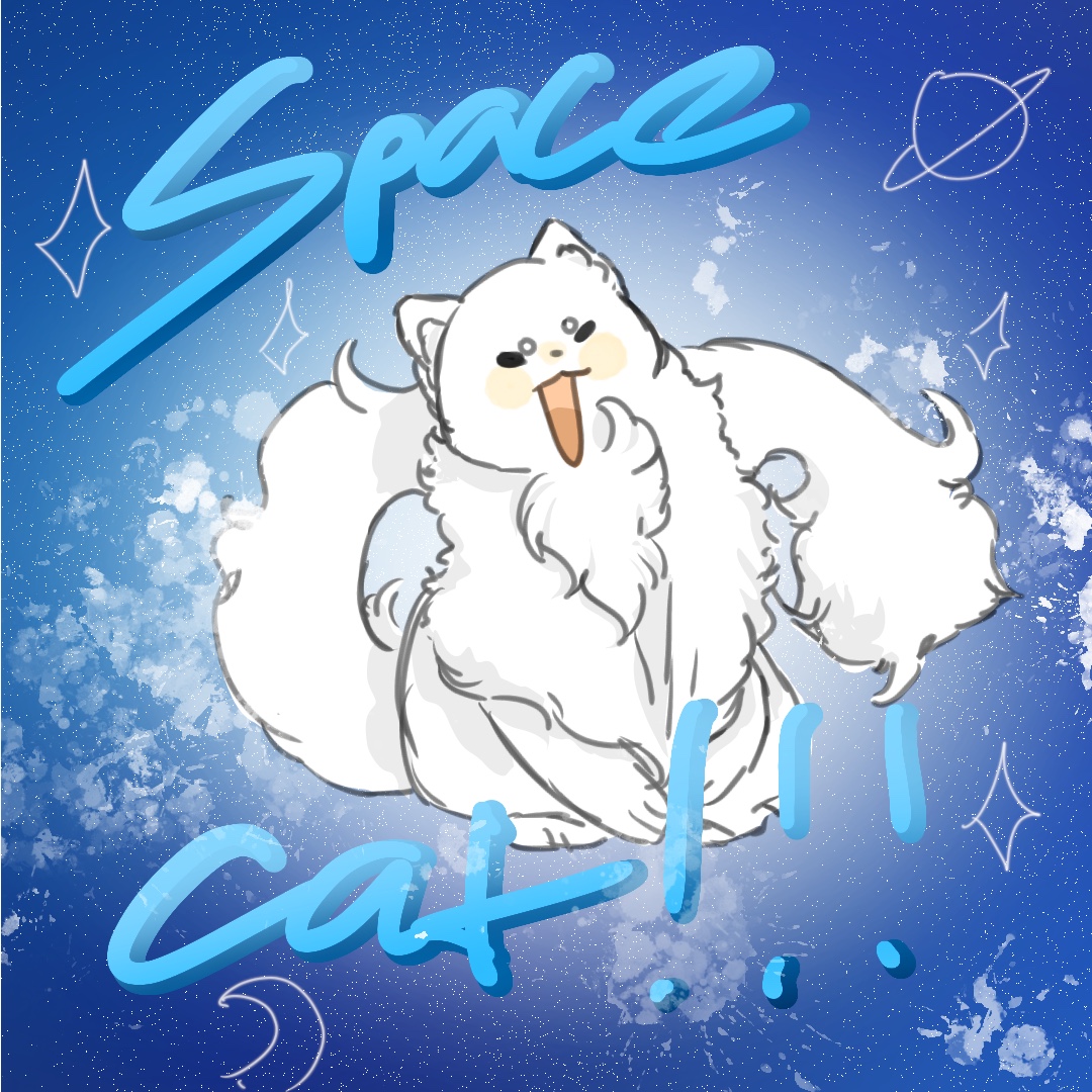 Space cat | WEBTOON