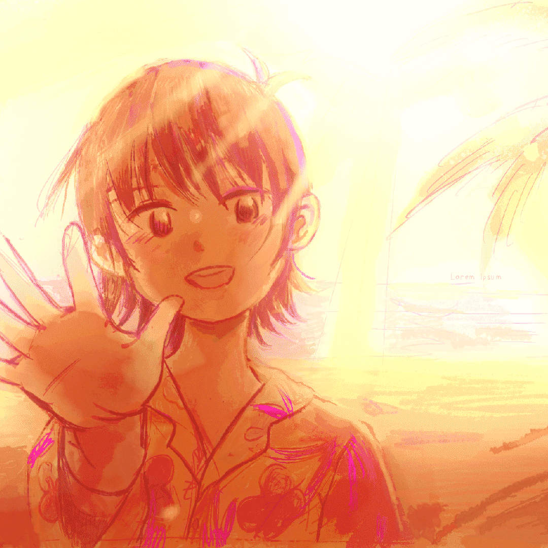 Love begins with a sunset in summer | WEBTOON