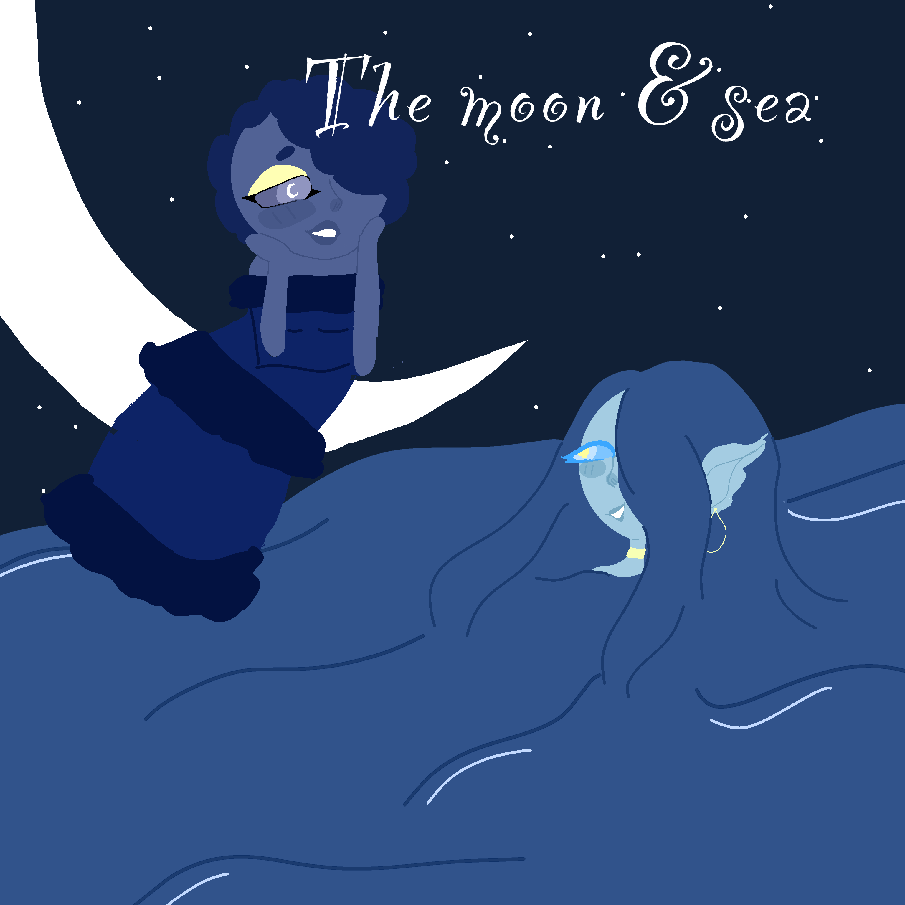 The moon & sea | WEBTOON