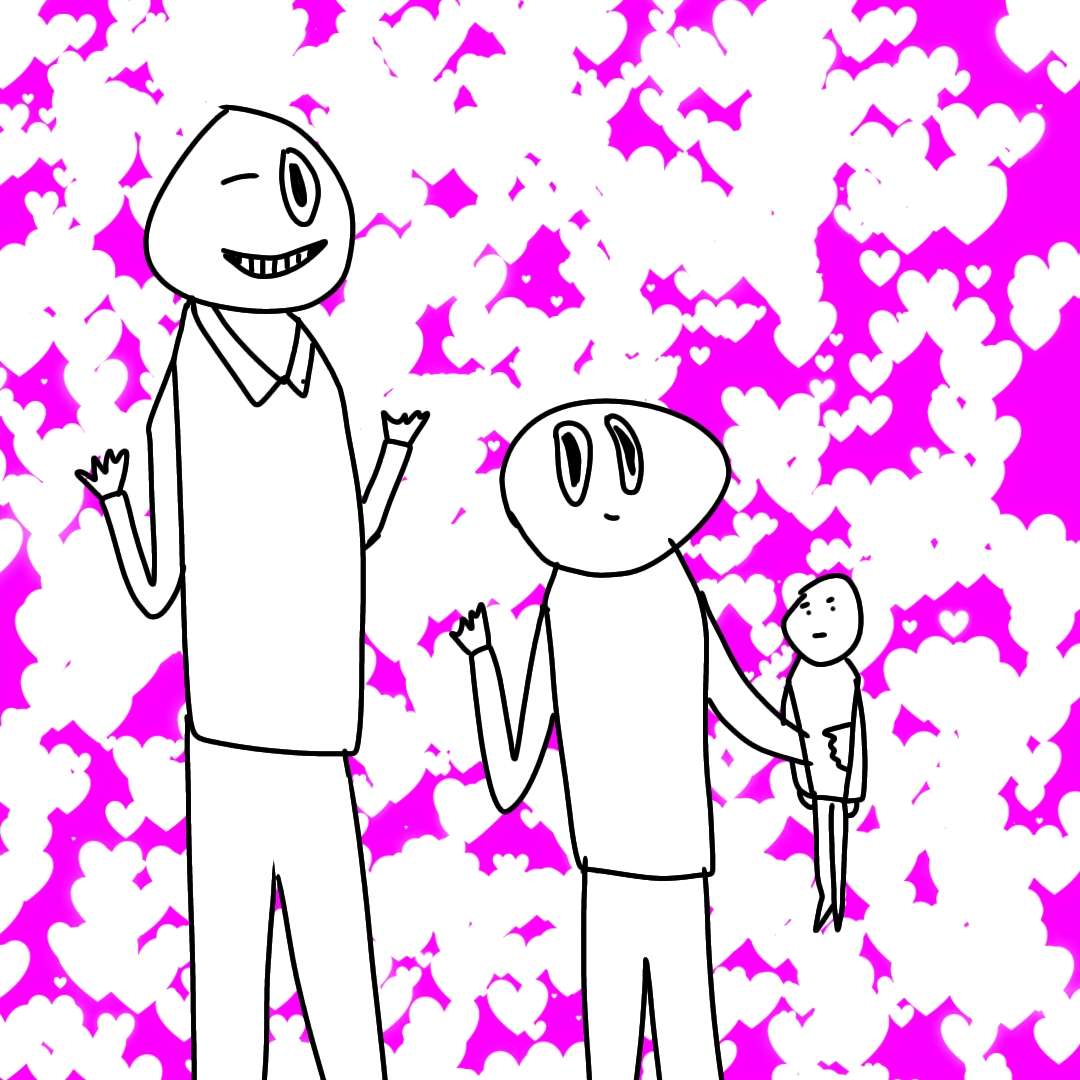 One big, a half, and a very little one | WEBTOON