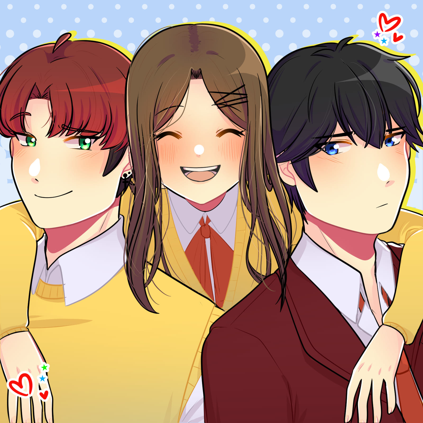 Viviendo entre 4 | WEBTOON