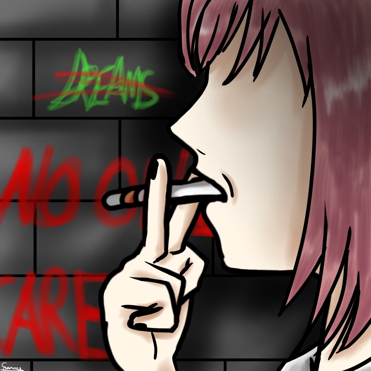 Random AU mini comic Akari | WEBTOON
