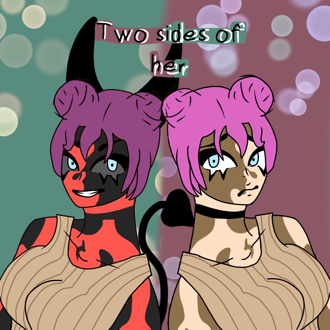 Two sides of her | WEBTOON